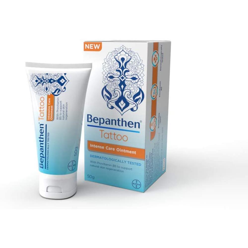 Bepanthen Tattoo Ointment – Aftercare Cream for Fresh Tattoos (50g)