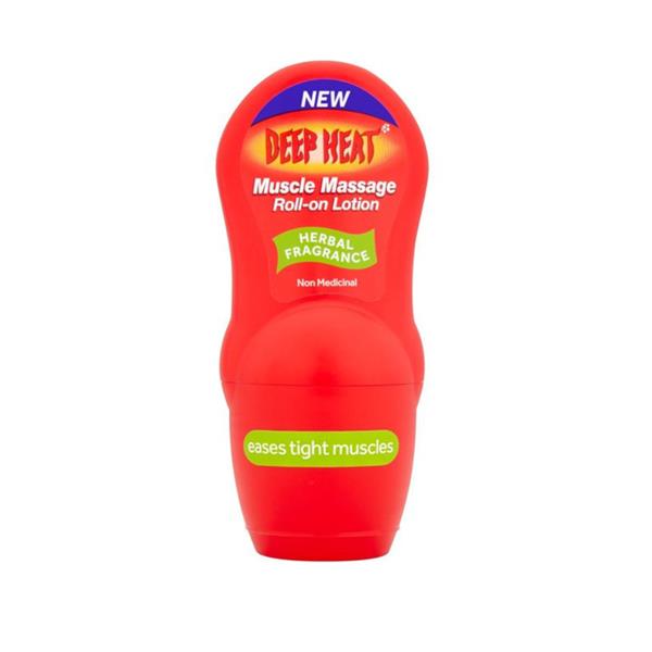 Deep Heat Muscle Massage Roll-On Lotion | Targeted Relief for Muscles