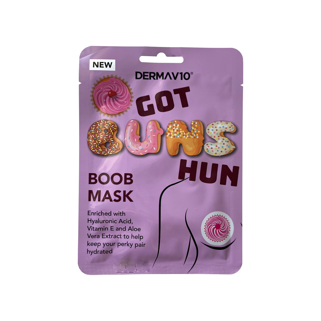 Derma V10 Got Buns Hun Boob Mask | Hydrate & Rejuvenate Chest Treatment