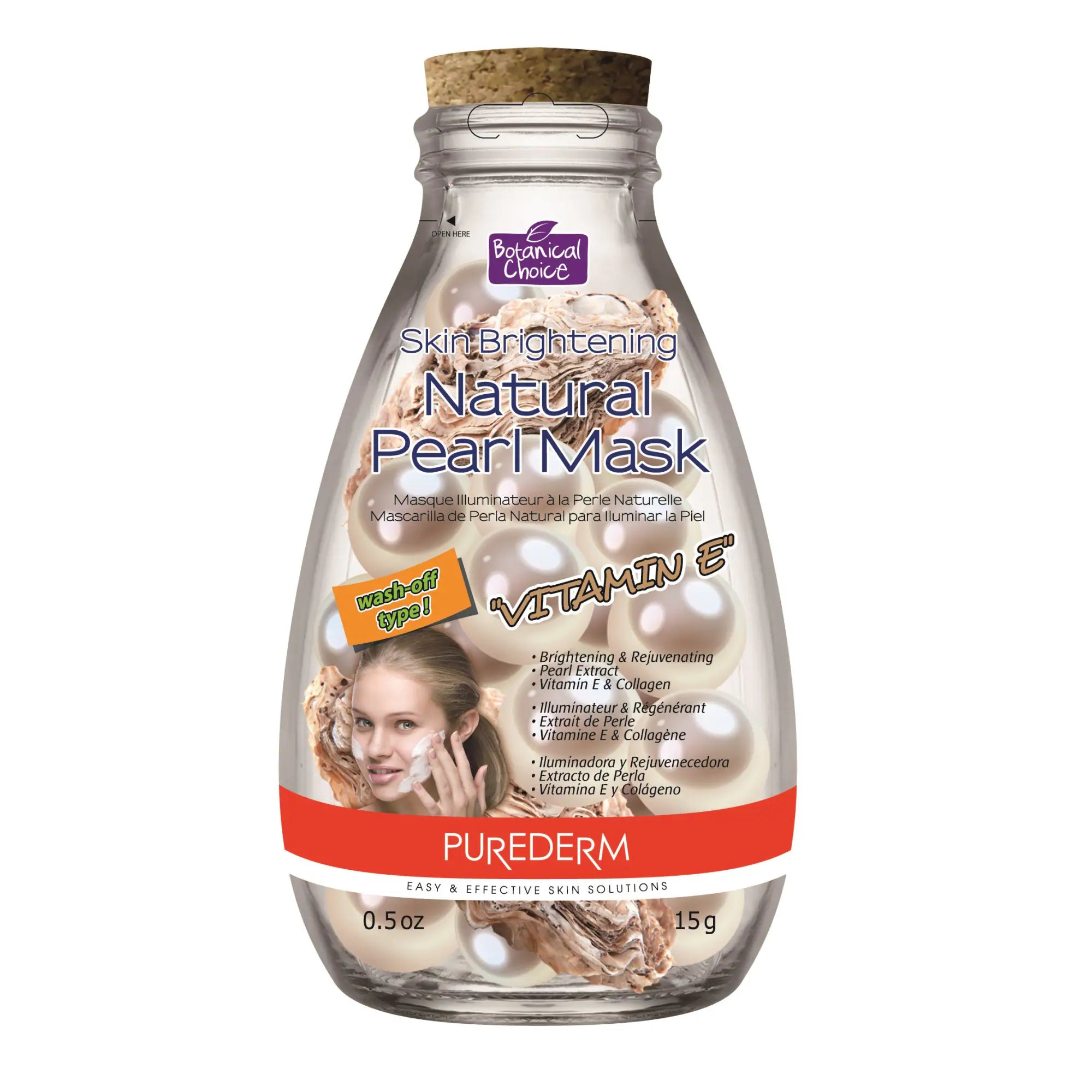 Purederm Skin Brightening Natural Pearl Mask | Ballybrack Medical Hall