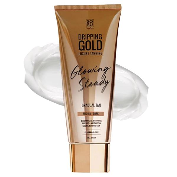 SOSU Glowing Steady Gradual Tan - Natural, Buildable Bronze Tan