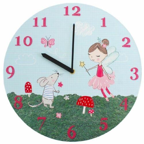 Fleur Fairy Wooden Clock | Kids Room Decor | Ballybrack Medical Hall