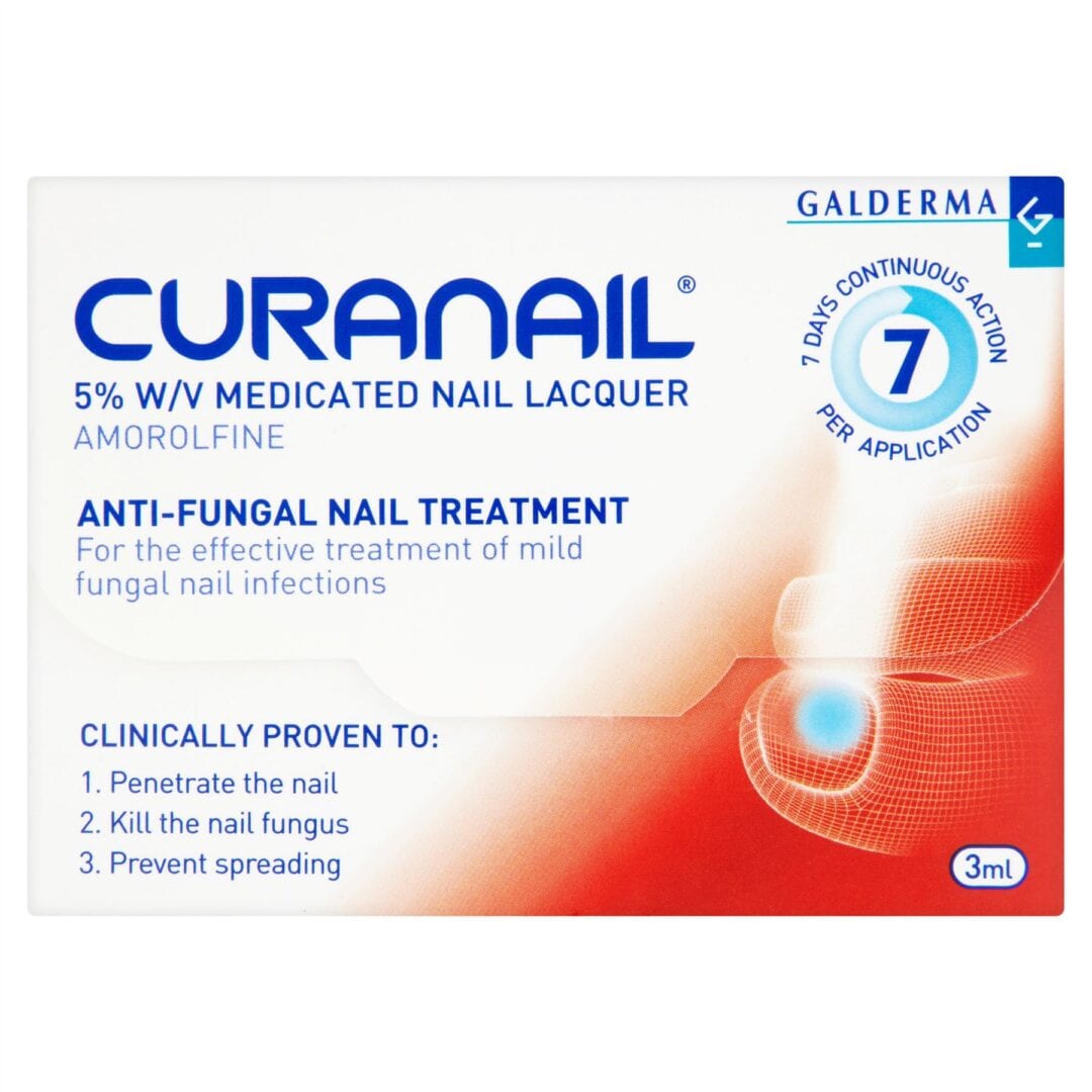 Curanail 5% Medicated Nail Lacquer - 2.5ml | Nail Infection Treatments