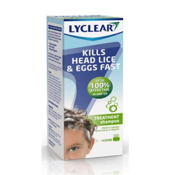 Lyclear Head Lice Shampoo With Comb | Buy Head Lice Treatment Ireland