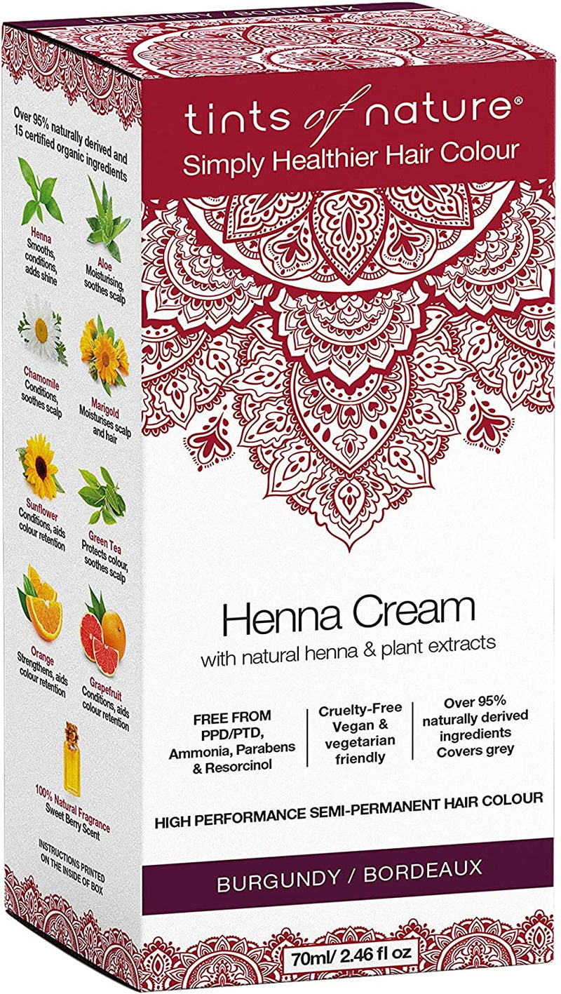 Tints Of Nature Henna Cream - Burgundy | Ballybrack Medical Hall